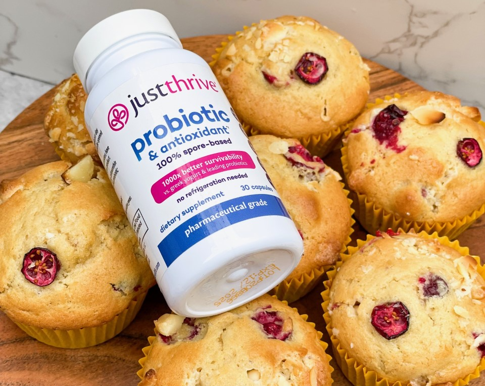 Gluten Free Cranberry Macadamia Nut Muffins – Just Thrive