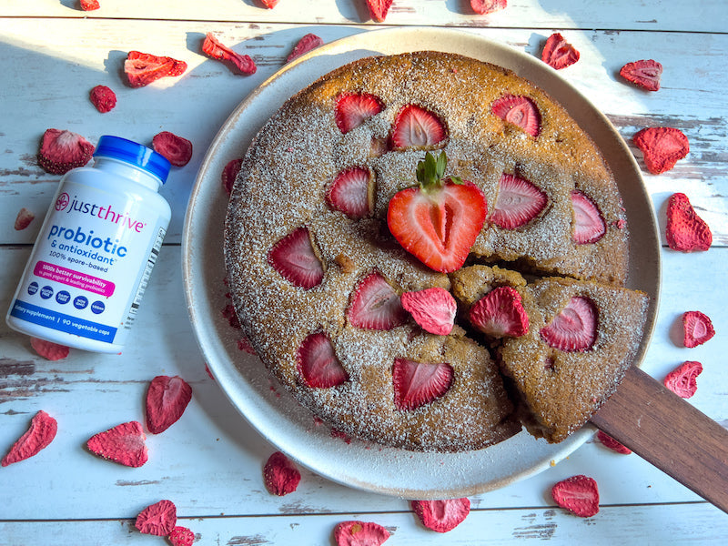 Gut-Loving Gluten-Free Strawberry Cake (Grain & Refined Sugar-Free ...